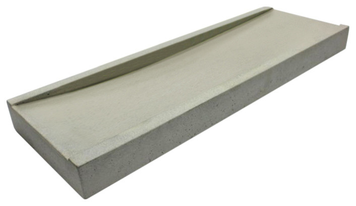 Concrete Tray 20" - Industrial - Serving Trays - by Rough Fusion | Houzz