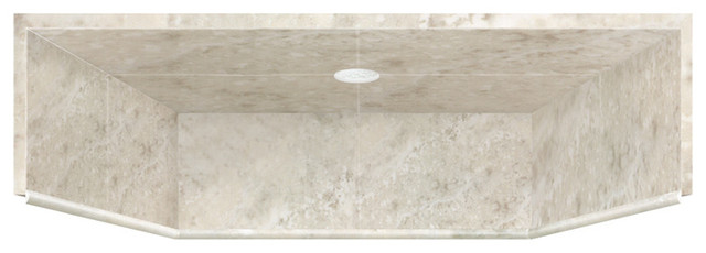 36"x36" Solid Surface Shower Dome - Contemporary - Shower Stalls And ...