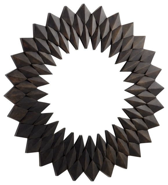 Beams Mirror, 44" diam. - Transitional - Wall Mirrors - by Buildcom | Houzz