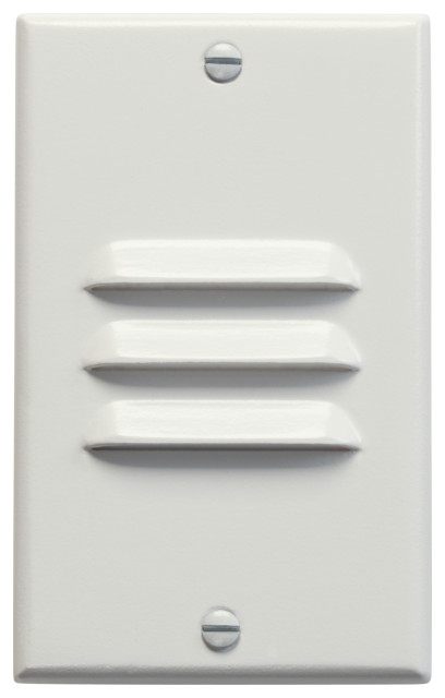 Step And Hall 120V White LED Step Light Vertical Louver - Transitional ...
