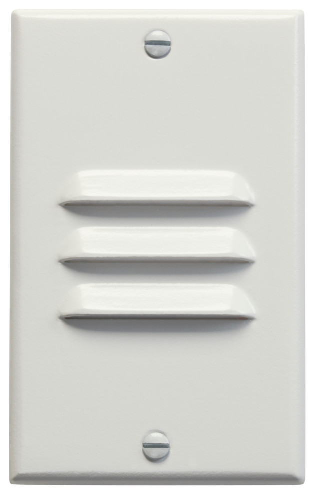 Step And Hall 120V White LED Step Light Vertical Louver - Transitional ...