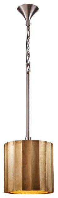 Elk Home 985-027 Clad - One Light Small Ribbed Pendant - Transitional ...