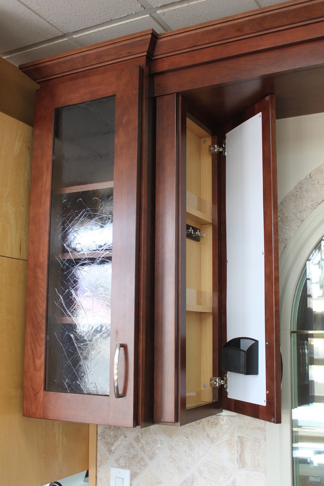 Message center cabinet from Kemper Cabinets. We have been having ...