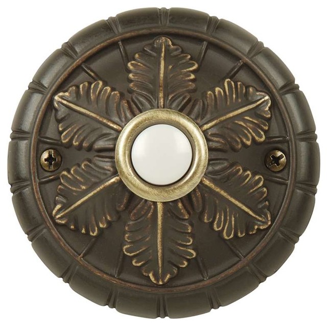 Surface Mount Medallion Lighted Push Button by Craftmade - Traditional ...