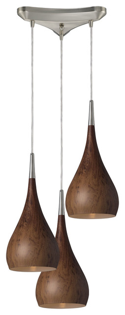 Elk Lighting 31341/3BW Lindsey 3-Light Pendant Light - Modern - Pendant ...