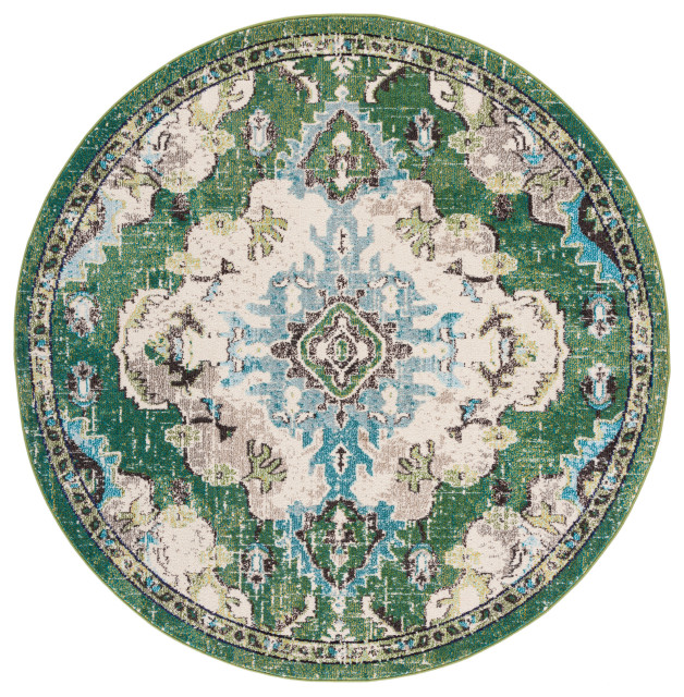 Safavieh Madison Collection MAD484 Rug, 5' Round - Contemporary - Area ...