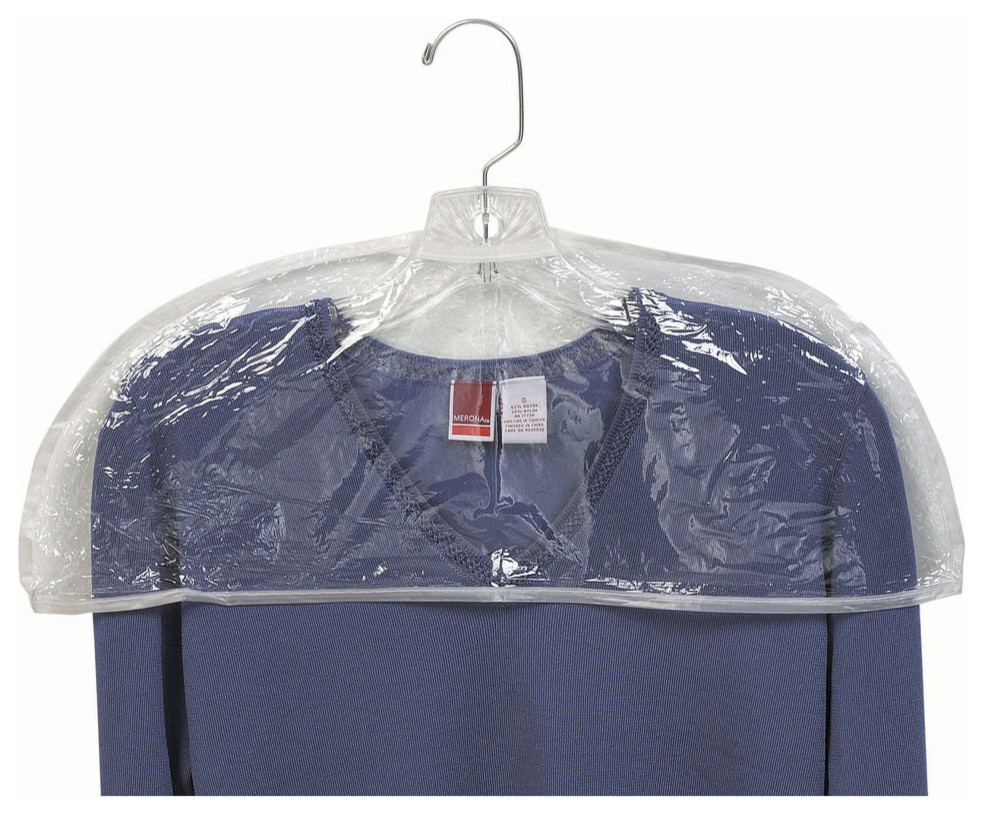 Clear Plastic Women's Shoulder Covers, Box of 12 - Contemporary ...