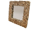 Pebble Square Mirror - Rustic - Wall Mirrors - by HedgeApple | Houzz