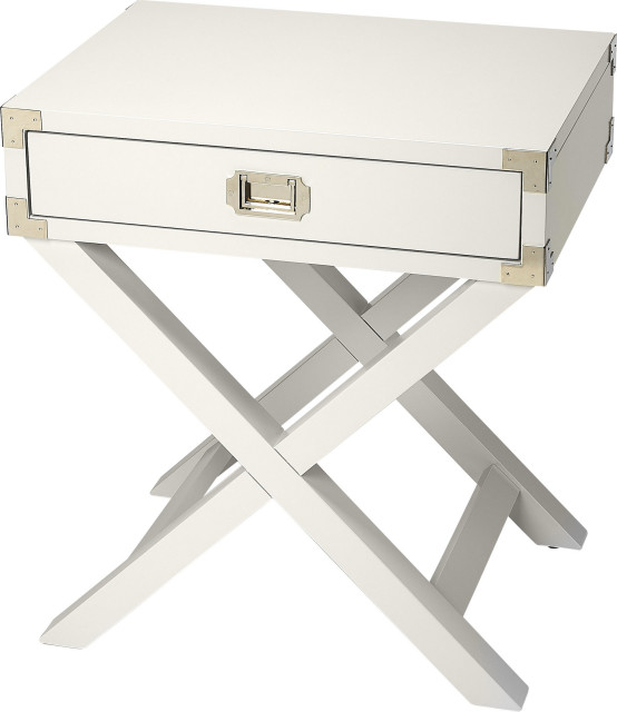 Anew Campaign Side Table - Transitional - Side Tables And End Tables ...