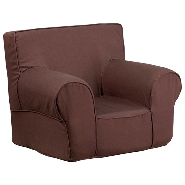 Brown Fabric Kids Chair - Transitional - Kids Chairs - by BisonOffice ...