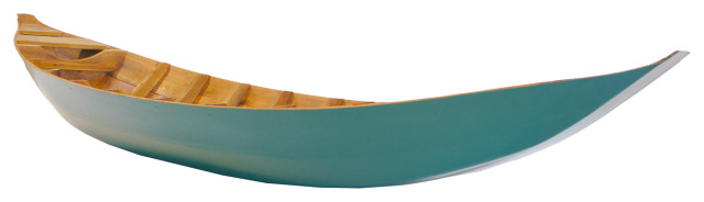 Small South East Asia Sampan Boat Teal Bottom Thuyen Ba La Tam Ban ...