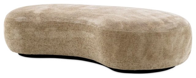 Modern Curved Bench, Eichholtz Björn - Transitional - Upholstered ...