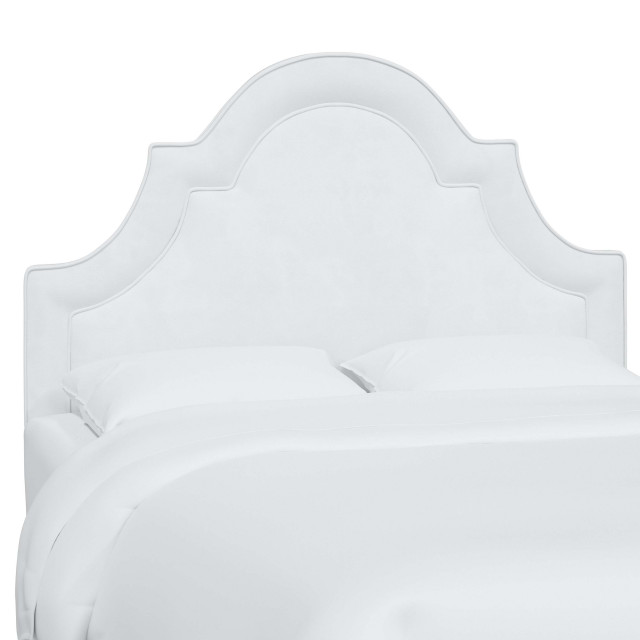 High Arched Headboard With Border, Full - Transitional - Headboards ...