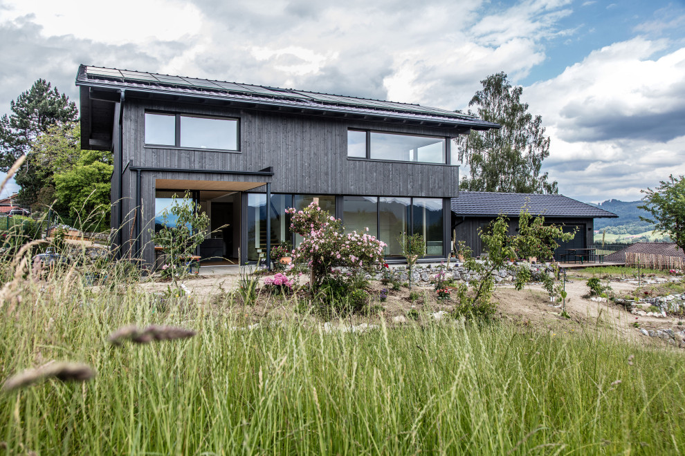 Modernes Holzhaus am Samerberg - Contemporary - Exterior - Munich - by ...