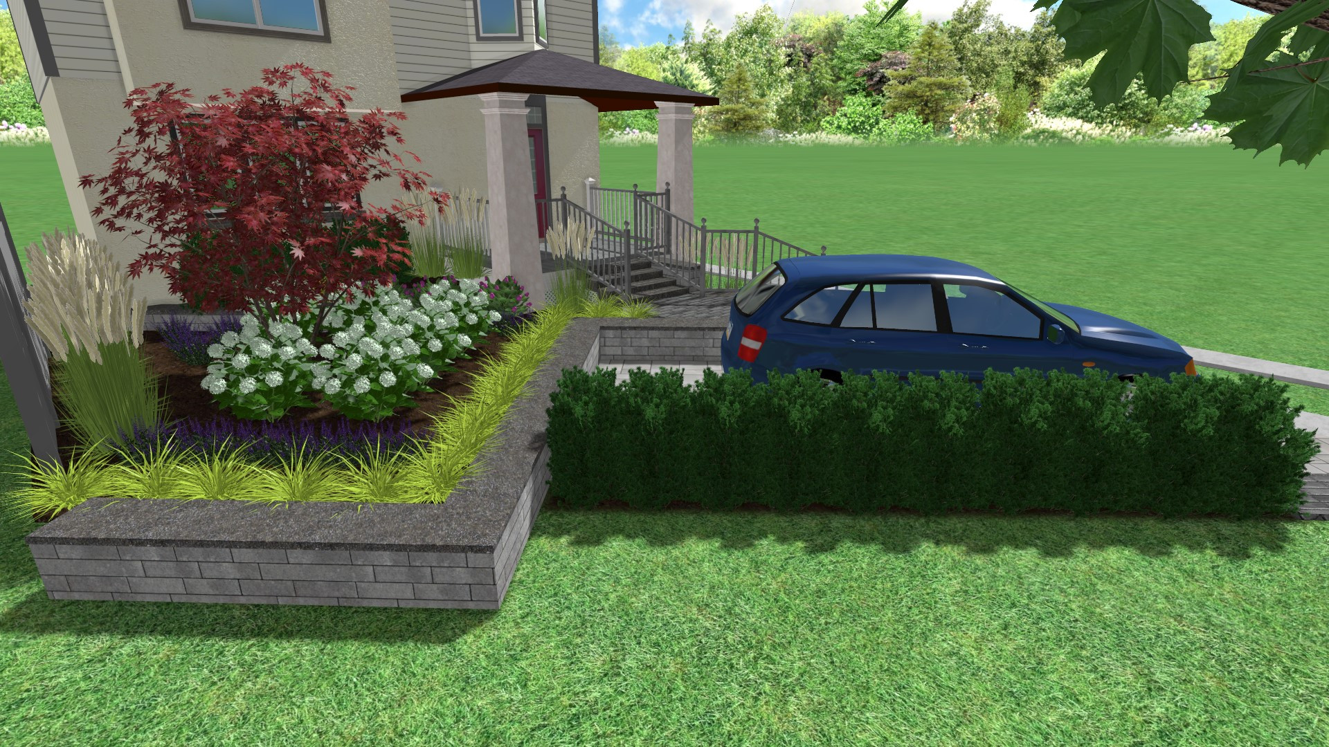 Beaches Diagonal Parking Pad