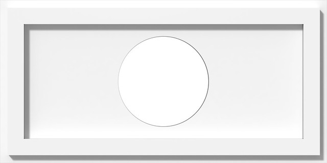 Rectangle Architectural Grade PVC Contemporary Ceiling Medallion, 18"W ...