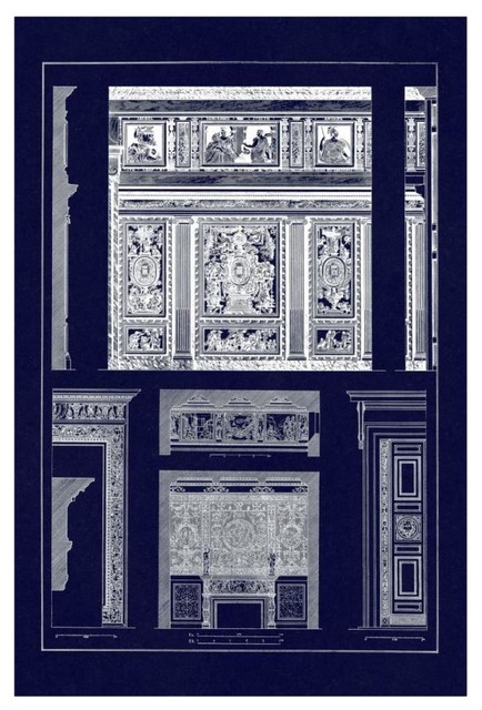 "Wall Paintings and Decoration of the Renaissance" Paper Art, 14"x20 ...