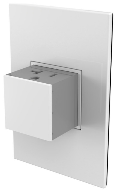 adorne Pop-Out Outlet, 20A, 1-Gang - Contemporary - Switches And ...