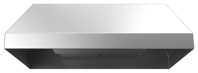 Wall Mount Liner With 600 CFM and LED Lights, 34" - Contemporary ...