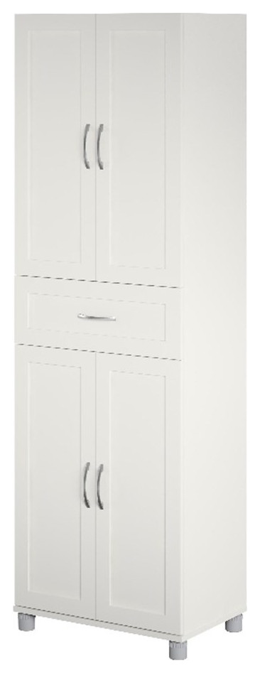 Systembuild Evolution Lory Framed Storage Cabinet with Drawer in ...