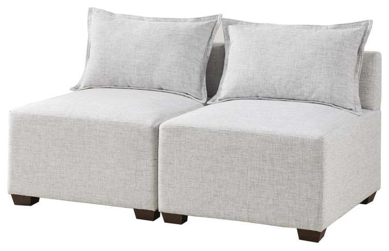Modular Armless Chair - Modern - Sectional Sofas - by Olliix | Houzz