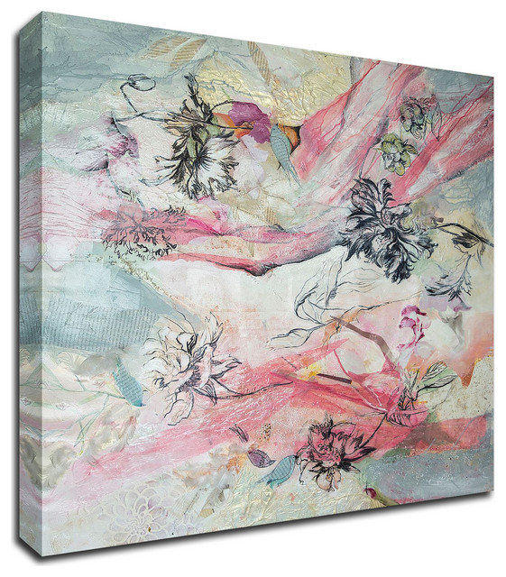 And the Birds Are Singing by Julia Hacker, Print on Canvas, 16" x 16 ...