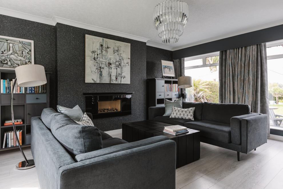 Masculine Lounge - Contemporary - Living Room - Belfast - by Cher ...