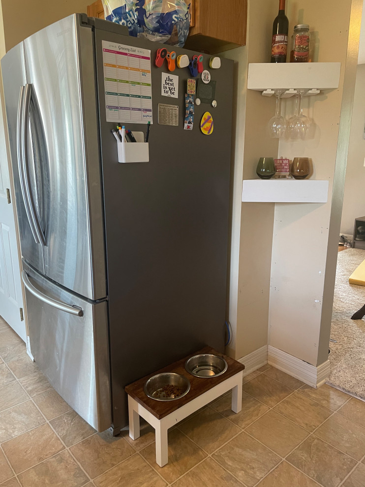 What to do with corner in kitchen near the fridge?