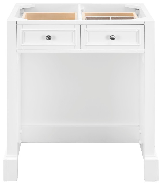 De Soto 102" Bright White Double Vanity Deluxe Set, 3cm Jasmine Pearl ...
