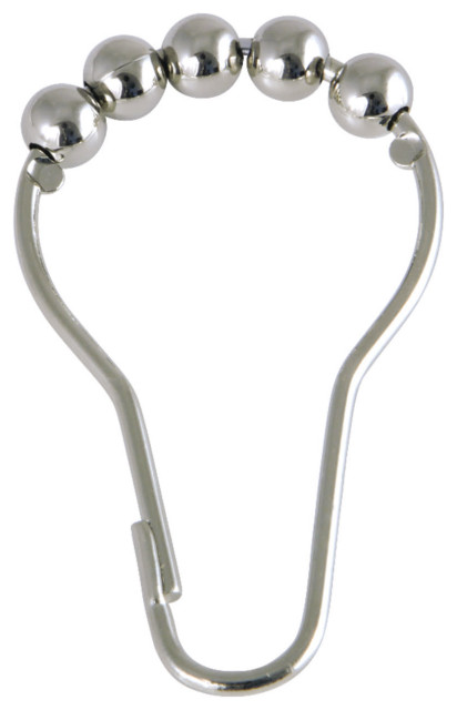 Kingston Brass Roller Ball Shower Curtain Rings (12 pcs/set) - Tub And ...