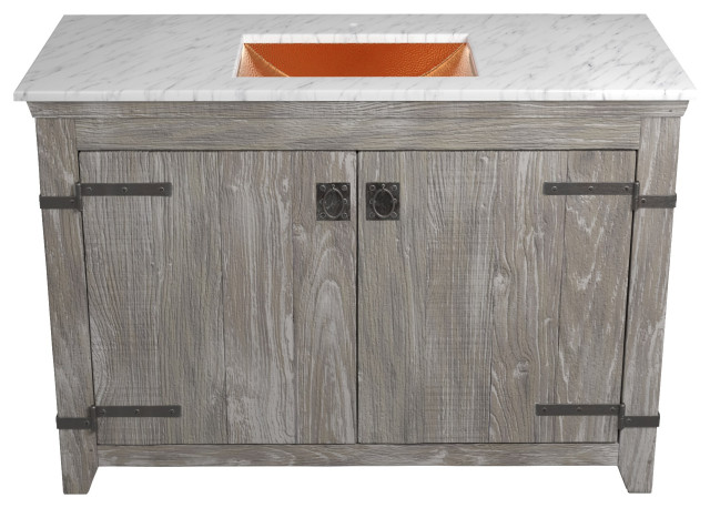 Native Trails VNB-VNT-CPS45-PC-1 48" Vanity with Carrara Marble and ...