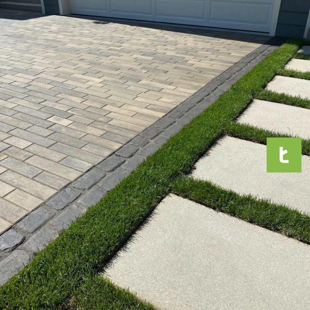 Driveway Remodel, Paver Installation in Los Angeles, CA - House ...