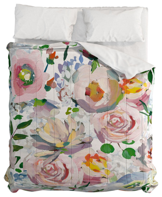 Deny Designs Utart Vintage Claude Monet Botanical Garden Comforter ...