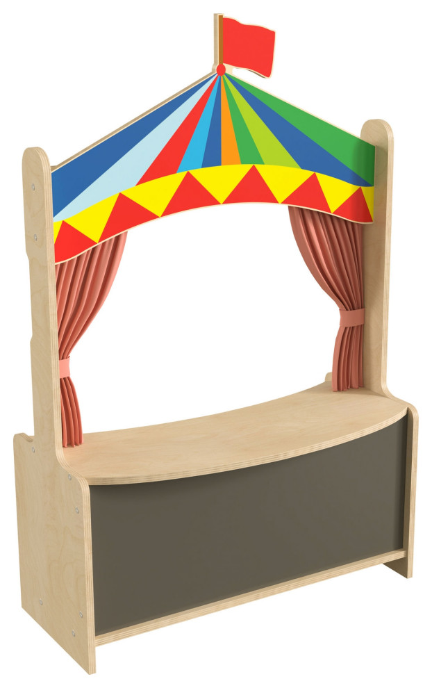Natural Mobile Puppet Theater - Transitional - Kids Toys And Games - by ...