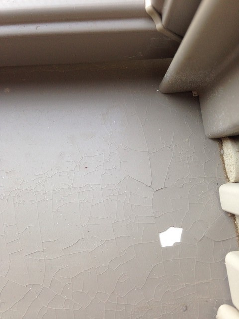 Window Sill Spider Cracks