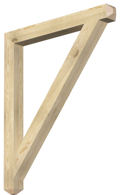 Traditional Craftsman Bracket, 40"Dx48"H - Transitional - Corbels - by ...