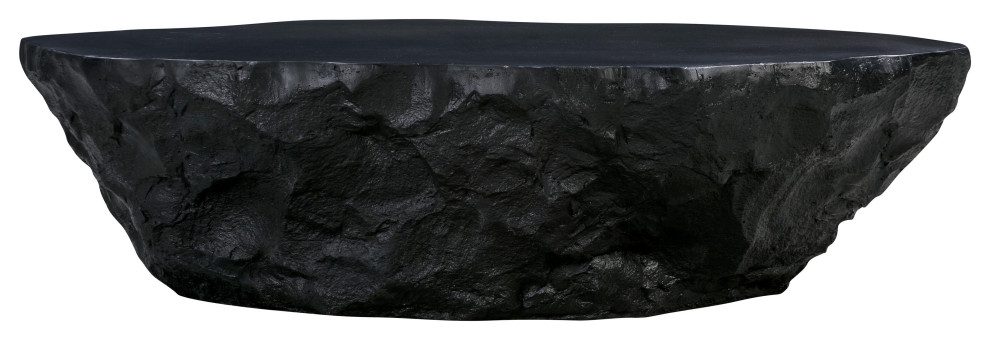 Crag Concrete Indoor/Outdoor Coffee Table - Industrial - Outdoor Coffee ...