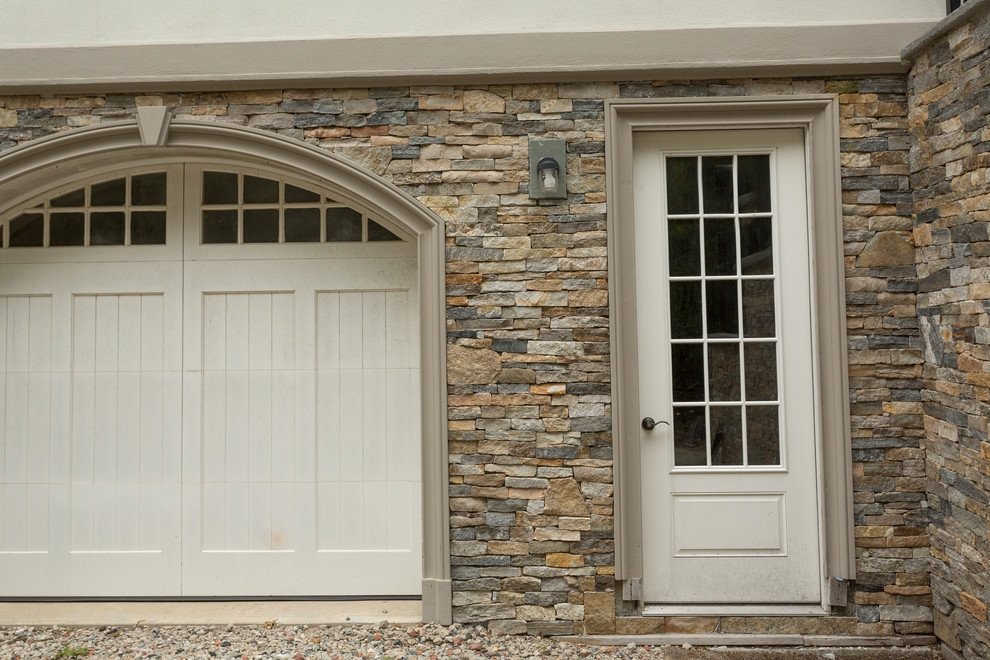 European Style Home with Natural Thin Stacked Stone Cladding ...