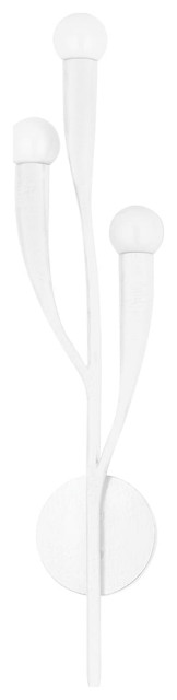 Labra 3-Light Wall Sconce White Plaster - Transitional - Wall Sconces ...