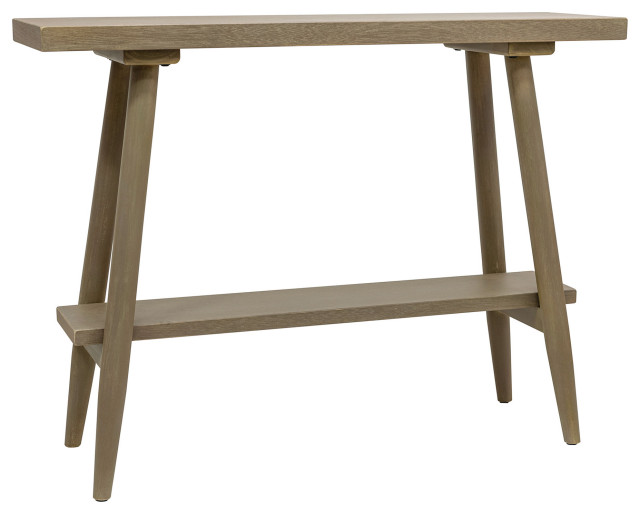 East at Main Splay-leg Console Table with Shelf, 39-Inch - Midcentury ...