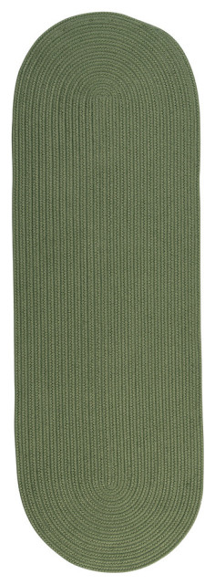 Reversible Oval Runner, 28"x180" - Traditional - Hall And Stair Runners ...