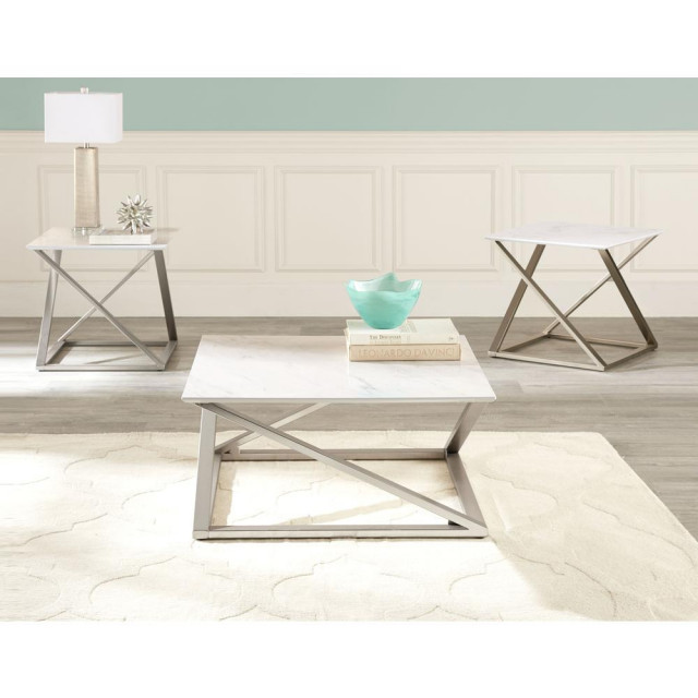 Zurich Square End Table - Contemporary - Coffee Tables - by Bison ...