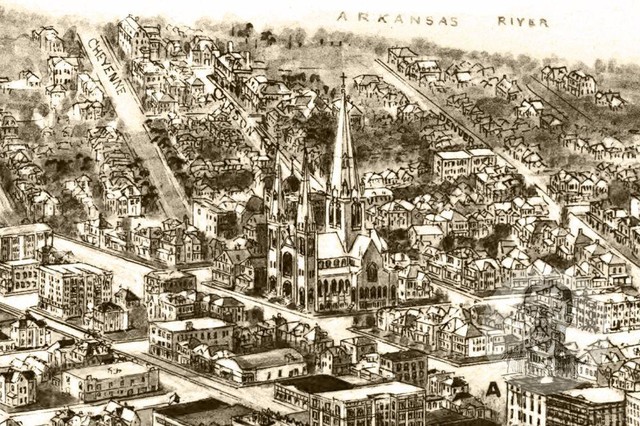 Historic Tulsa, OK Map 1918, Vintage Oklahoma Art Print Decor, 12"x18 ...