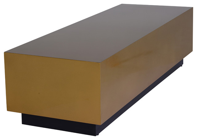 Asher Gold Coffee Table - Modern - Coffee Tables - by EBPeters | Houzz