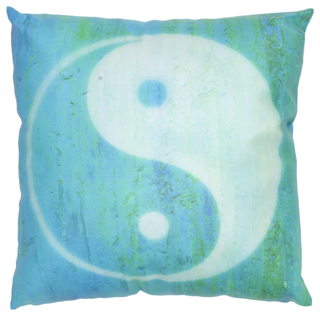 Yin Yang Pillow - Asian - Decorative Pillows - by Homesquare | Houzz