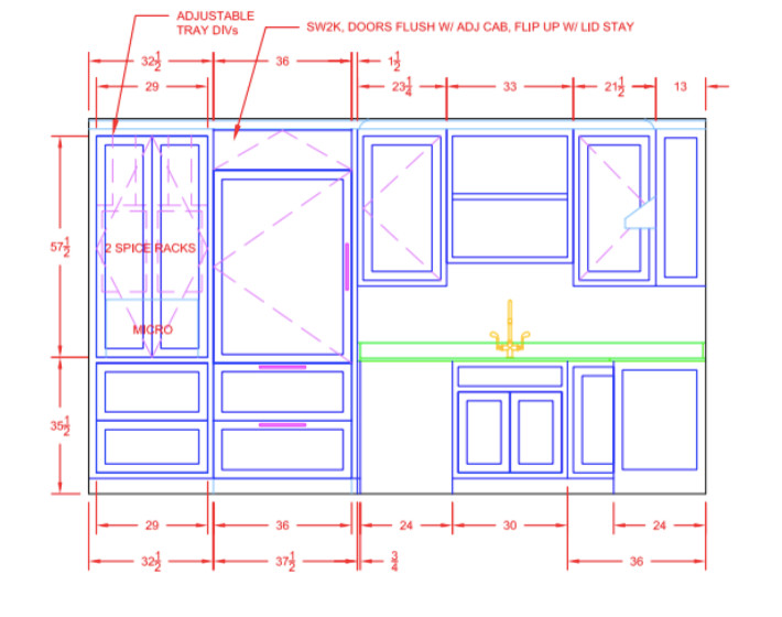 How high should my kitchen drawers be?