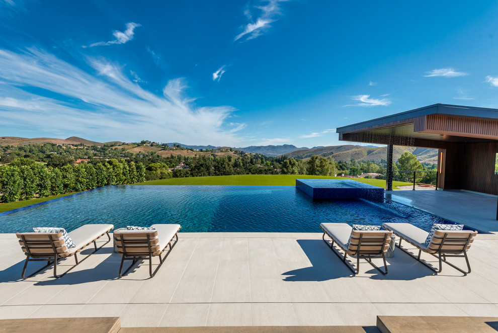 High Knoll Estate - Contemporary - Pool - Los Angeles - by Meridith ...