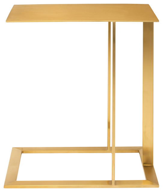 Celine Gold Metal Side Table - Contemporary - Side Tables And End Tables - by Beyond Design ...