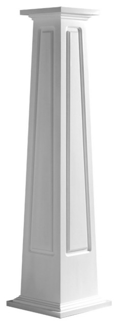 Endura-Craft Craftsman Classic, Square Tapered, Raised Panel Column, 16 ...