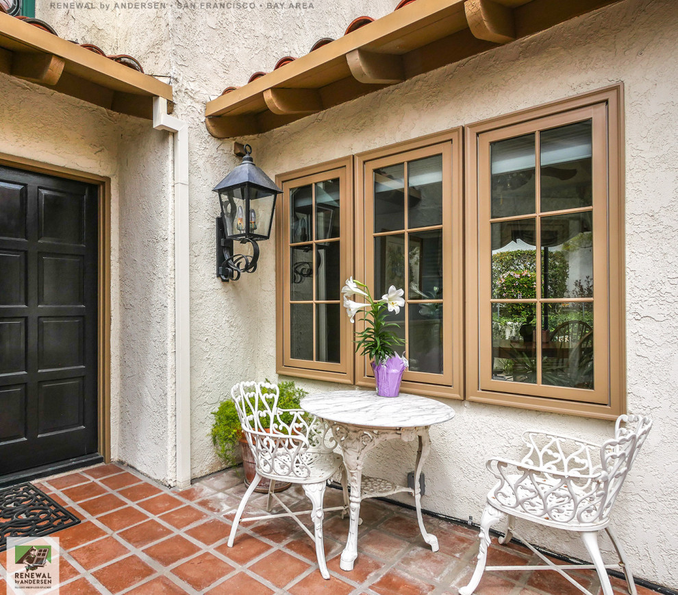 Terrific Stucco House with New Casement Windows - Renewal by Andersen ...